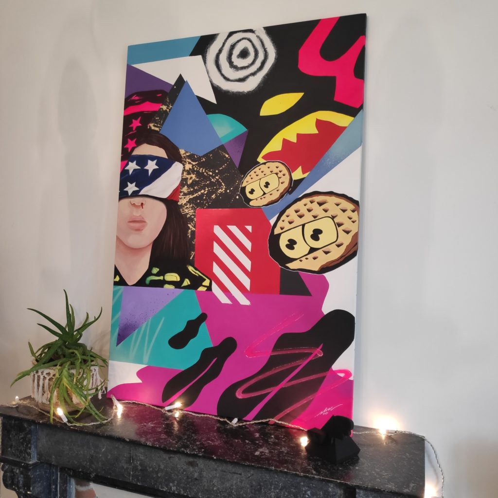 Toile Stranger Things Art Millie Bobby Brown - SoLiCe CAEN Artiste ...