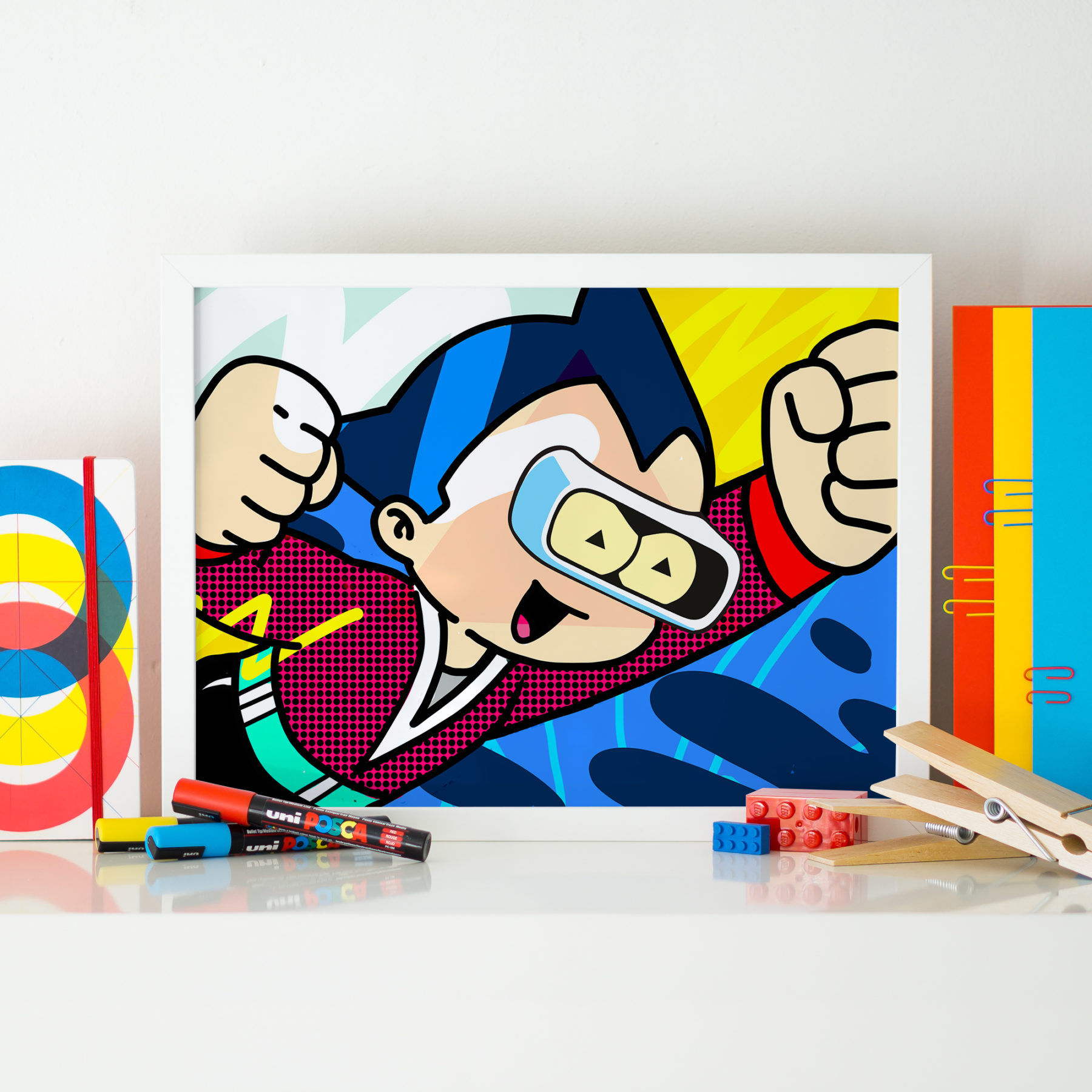 Poster affiche design Astro Boy Bender POP ART - SoLiCe CAEN Artiste ...